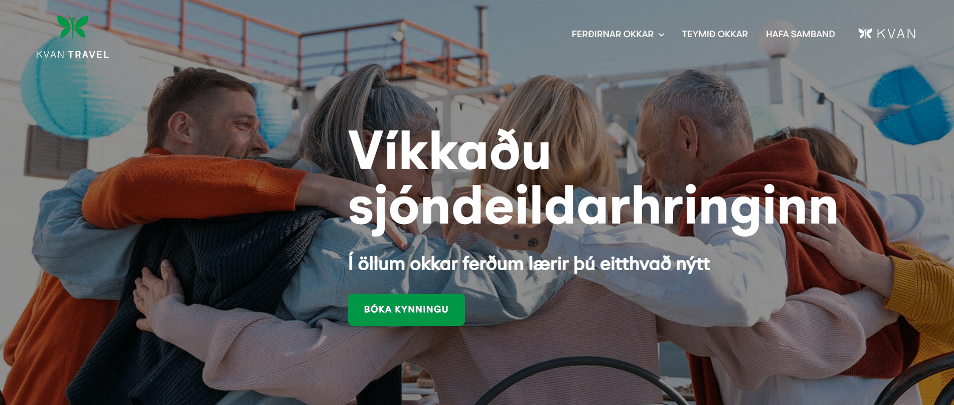 Teymið okkar - KVAN TRAVEL